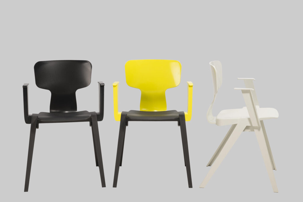 Arm chair REX Black / Yellow - Adexpo